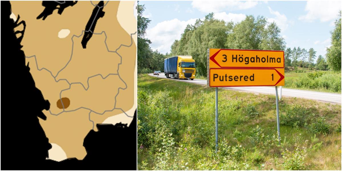 Knäred torrast i Sverige – åtminstone på SGU:s kartbild | Hallandsposten